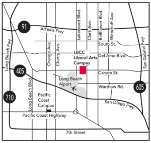 LBCC freeway map - BEST Arts Conference